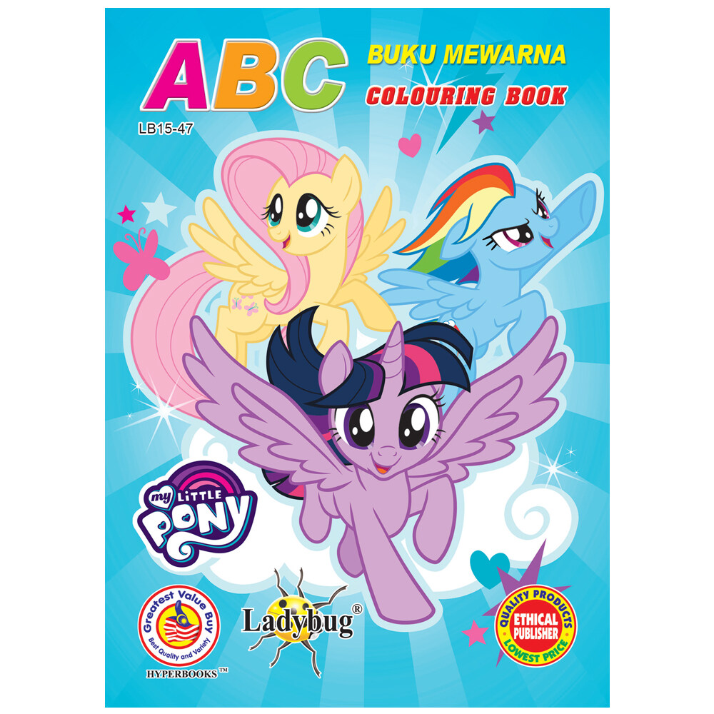 My Little Pony Abc Colouring Book 16 Pages B5 Size LB15 - 47 | Lazada