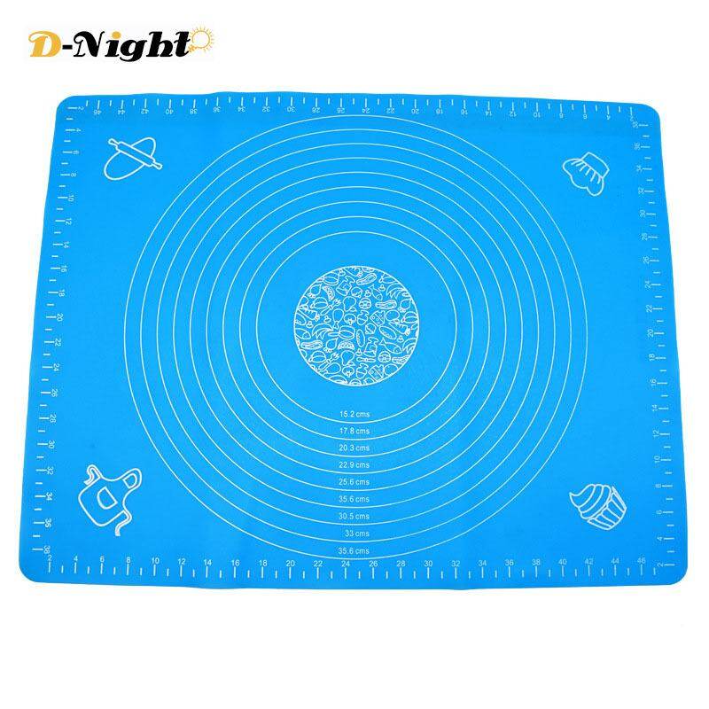 D - Night ซิลิโคนแผ่นรองอบสำหรับแป้ง Reusable Non - Stick แผ่นรองโต๊ะ ...