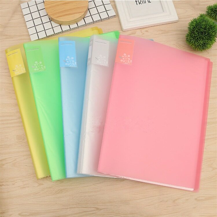 ST067 Portfolio A3 File 20 / 30/ 40 Pockets Clear File Folder Art ...