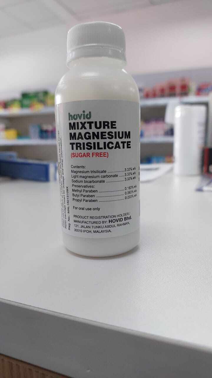HOVID MIXTURE MAGNESIUM TRISILICATE 120ML GASTRIC SYRUP | Lazada