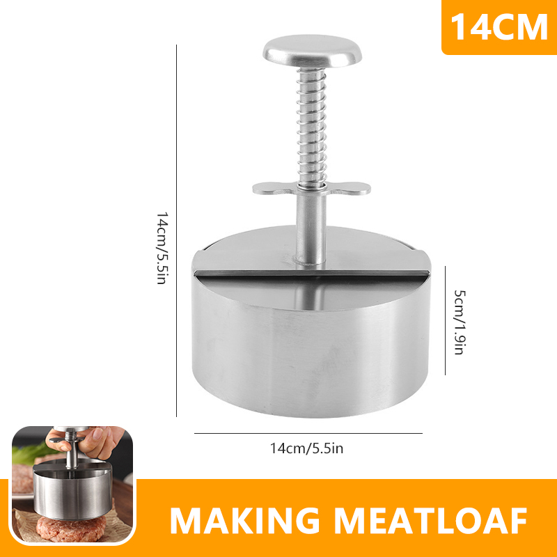 Dapur Hamburger Tekan Burger Patty Maker 304 Keluli Tahan Karat Daging ...