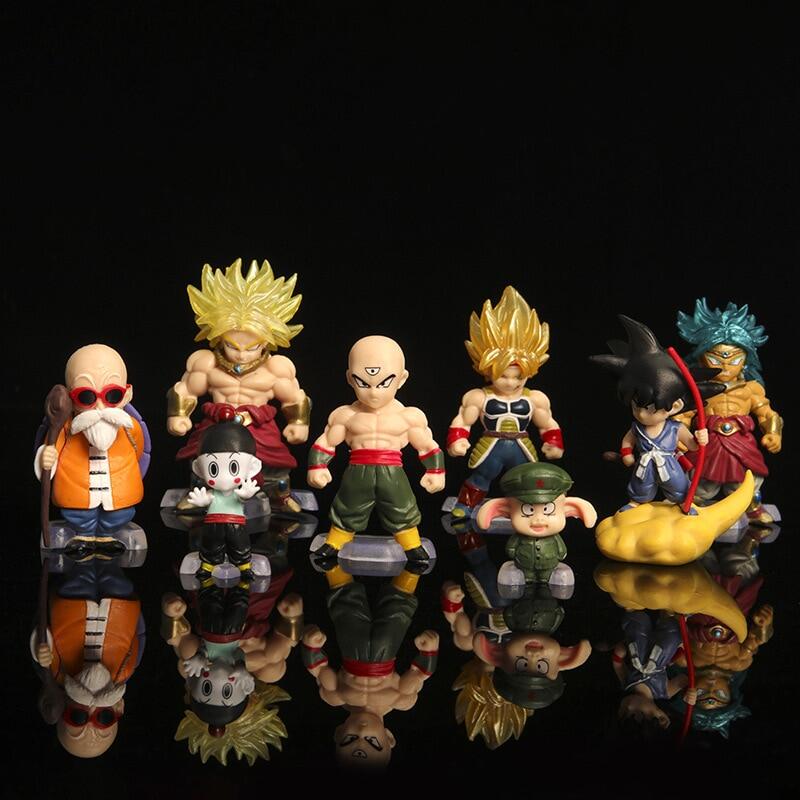 Dragon Ball Figure Super Saiyan Goku Vegeta Buu Broly Action Figures ...