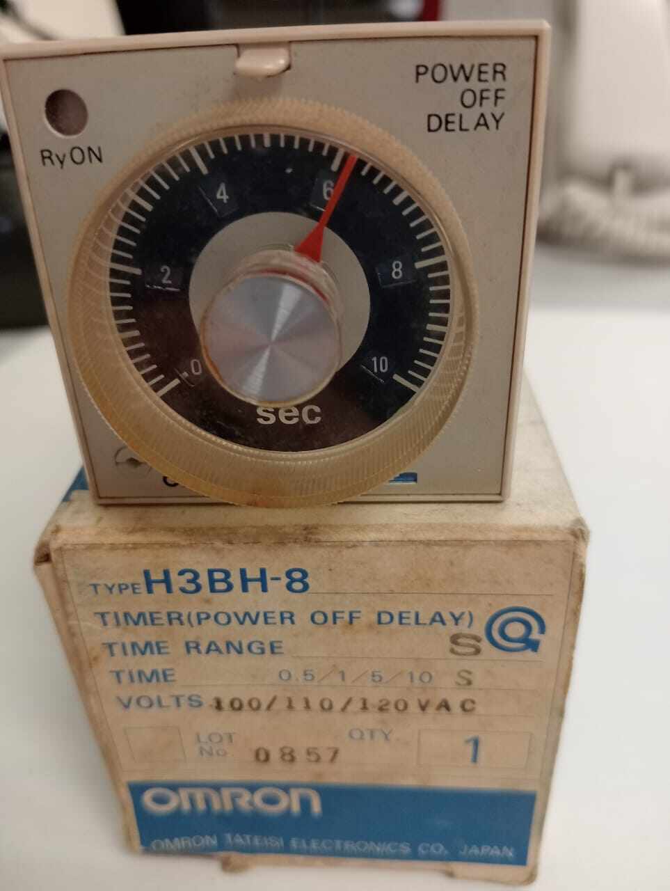 OMRON TIMER ( POWER OFF DELAY ) H3BH-8 100/110/120VAC | Lazada