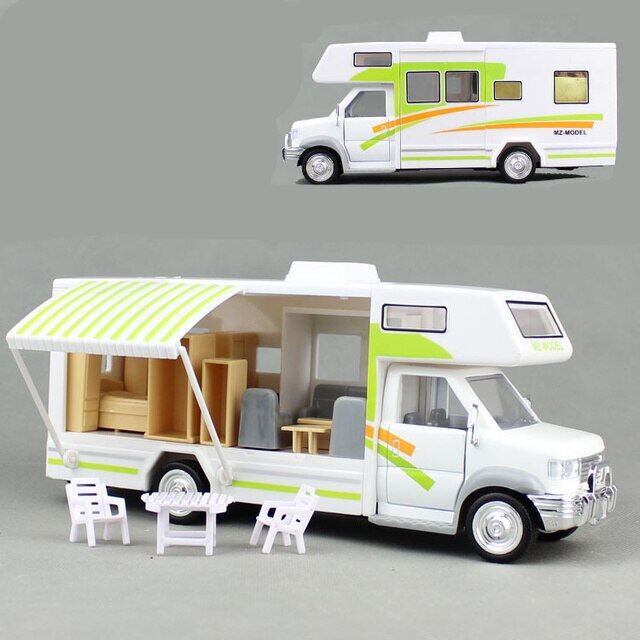 [Funny] 22Cm Motorhomes Morto Home Coach Camper Van Model Diecast With ...