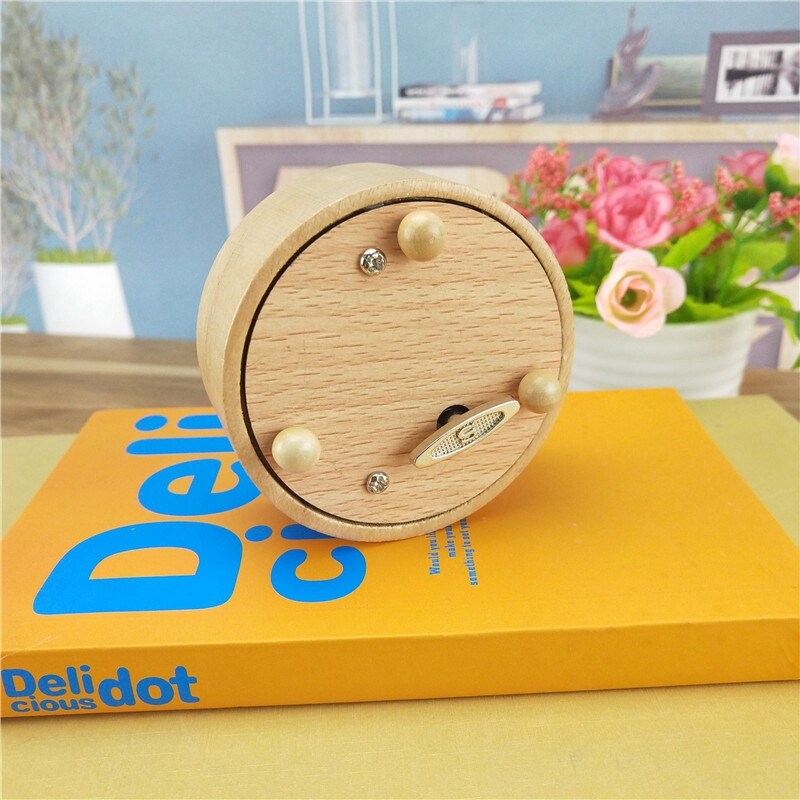 Round Blank Music Box Birthday Valentine'S Day Gift Action Figures ...