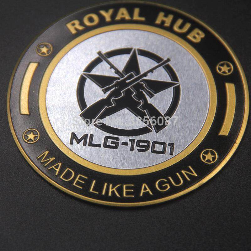 1 Pcs Royal Enfield Motorbike Emblem Badge aluminum standard high ...