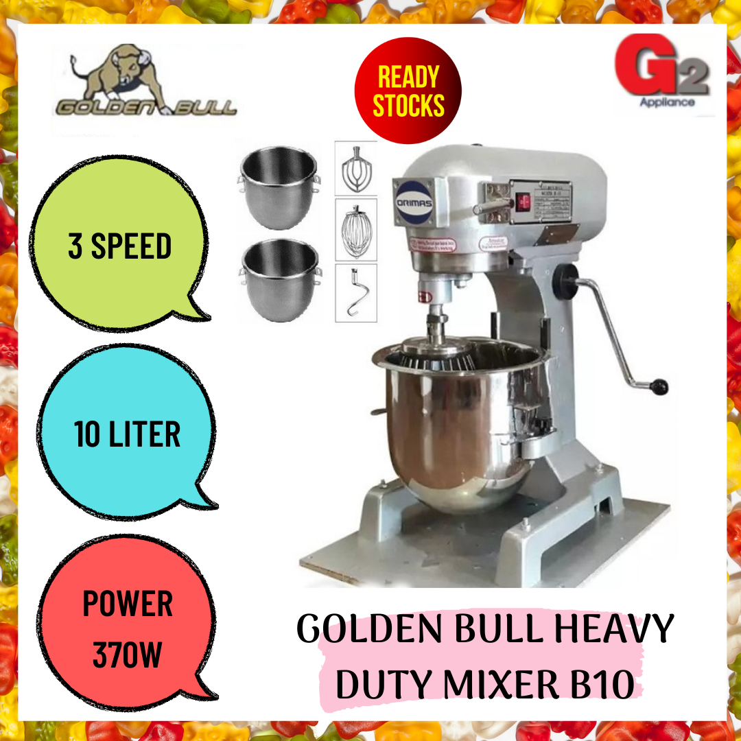 GOLDEN BULL HEAVY DUTY STAND MIXER B10 | Lazada