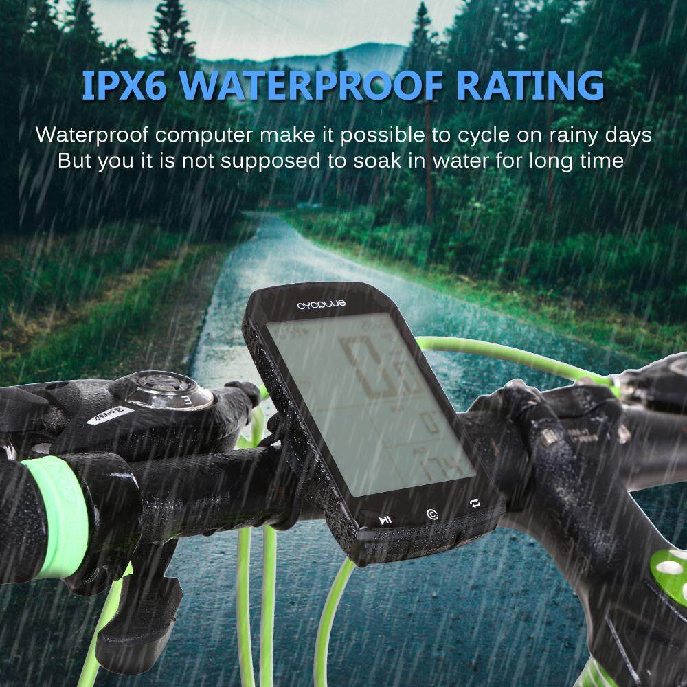 Smart GPS Cycling Computer BT 4.0 ANT Bike Wire-less Computer Digital Speedometer Backlight IPX6 ...