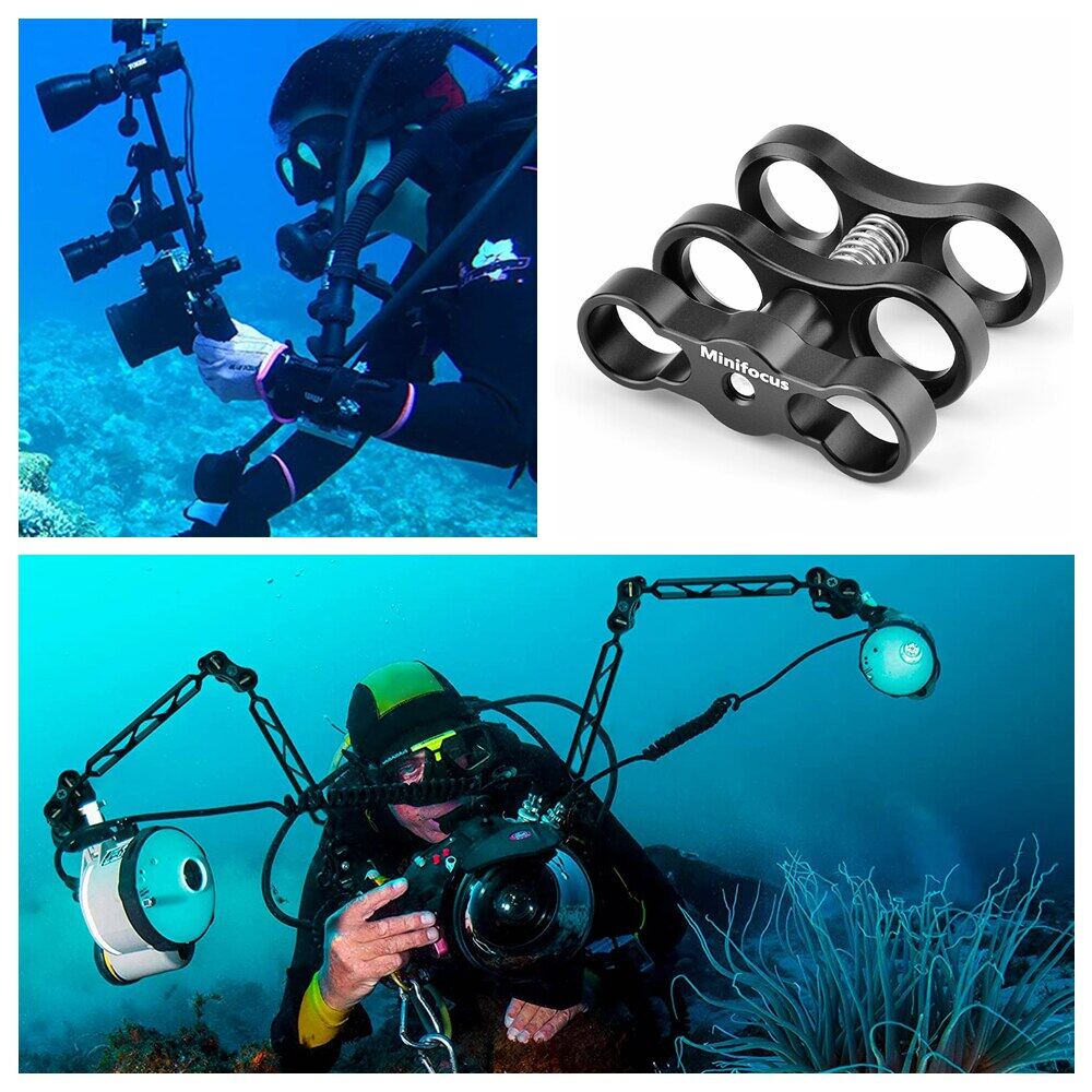 1 "ถึง YS Clip Diving Flashlight Clamp Joint Adapter Arm Mount For ...