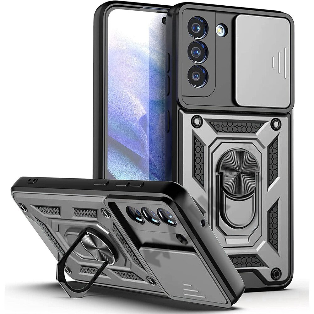 For Samsung Galaxy S21 FE S21FE S20 FE S20FE 4G 5G S21 S22 Ultra Plus 5G Phone Case Camera Slide ...