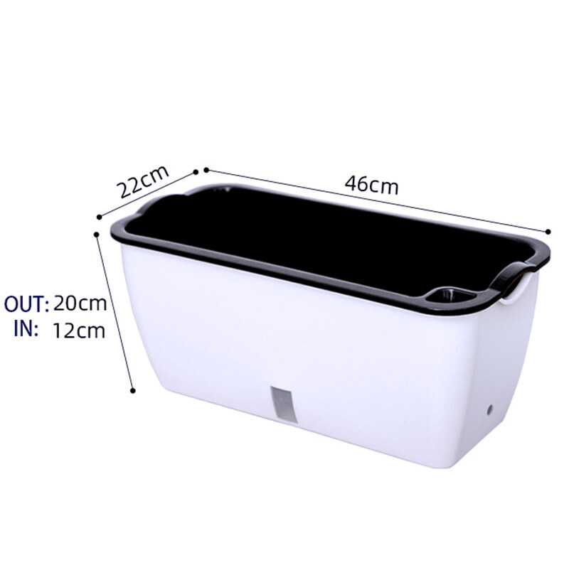 Lefang Gardening Self Watering Planter Flower Pots Multicolor Balcony ...