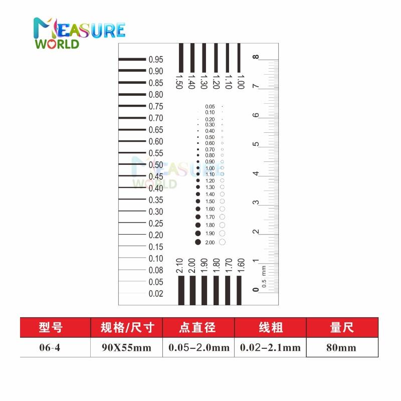Measuring pass Badge gauge Stain card Point gauge wire gauge ...