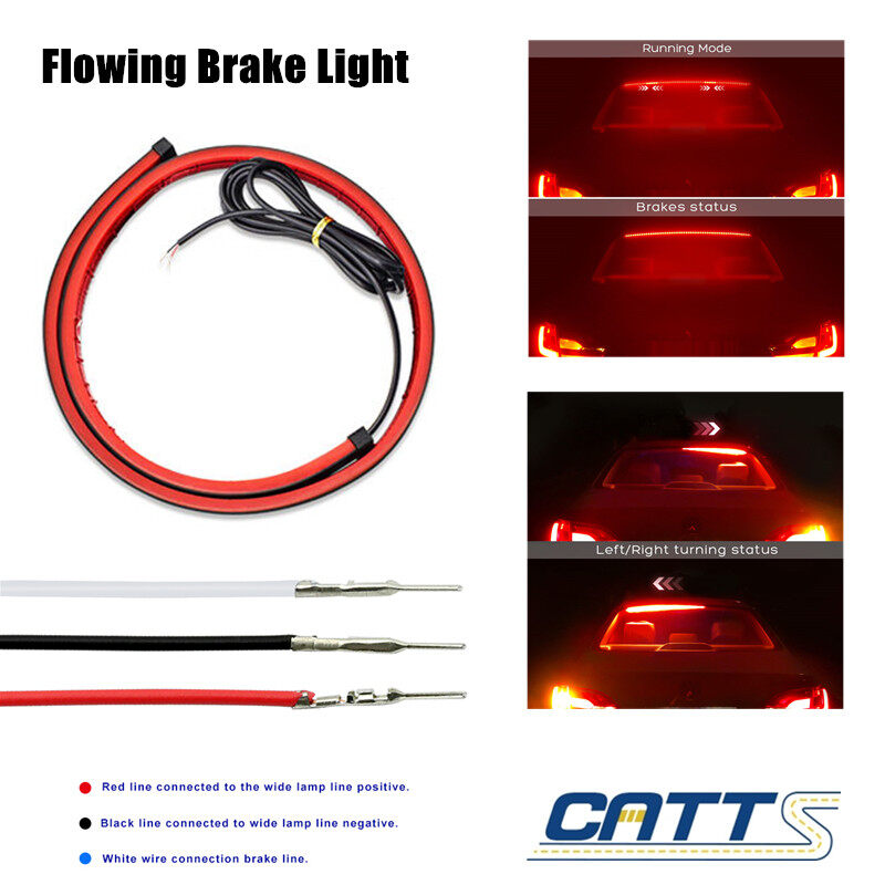 Car Brake Light Rear Tail High Position LED Light Signal Safety Warning ...