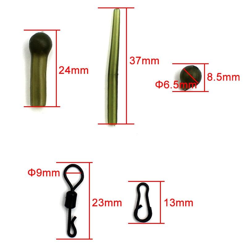 Carp Fishing Accessories Kit Helicopter Rig Anti Tangle Sleeve Chod ...