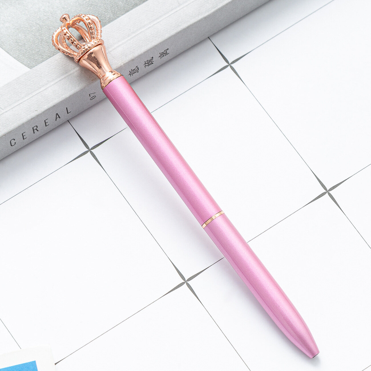 Metal Ballpoint Pen Cartoon Ballpoint Pen Stationery Pen Crown ...