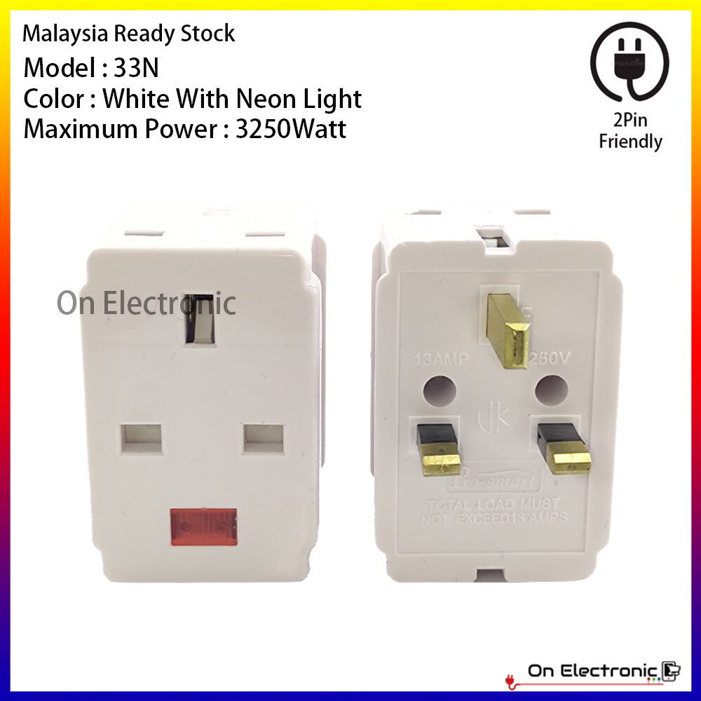3 Way 13A Multi Universal Socket Adaptor Travel Extension Plug Multi ...