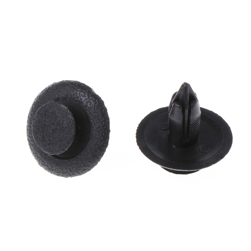 50 Pcs รถสีดำบังโคลนประตู Trunk แผงยึดคลิป Rivet 6มม.สำหรับ Mazda ...