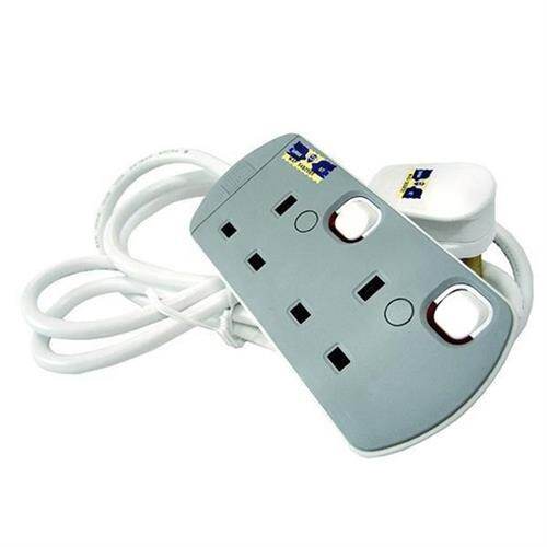 UMS Extension Socket With Wire and Neon 2G/3G/4G/5G/6G 13A Grey | Lazada