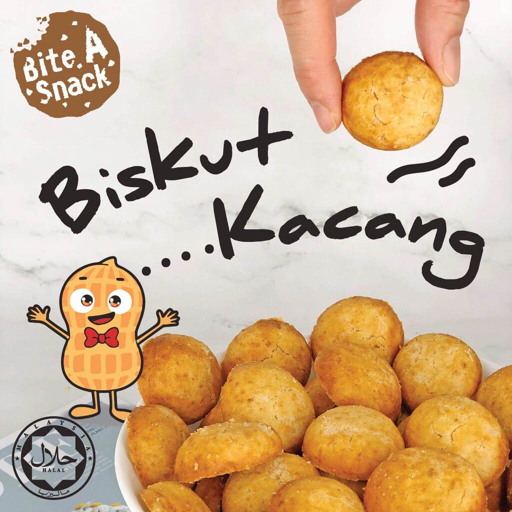 HALAL🌟Biskut Kacang/Peanut Cookies 花生饼 200g+-/pack | Lazada