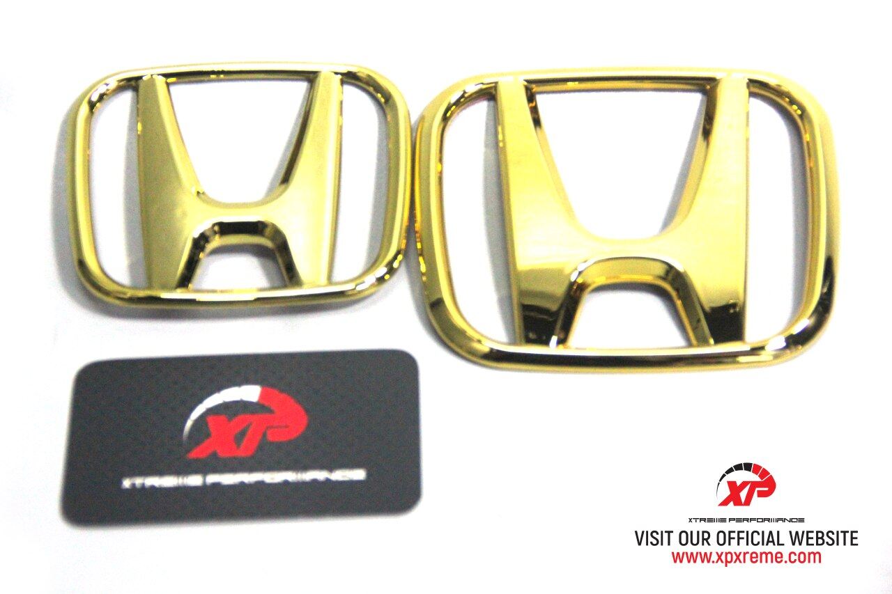 EMBLEM GOLD LOGO HONDA CITY 14 SET FRONT REAR [SNW-003] [SNW-003ZC ...