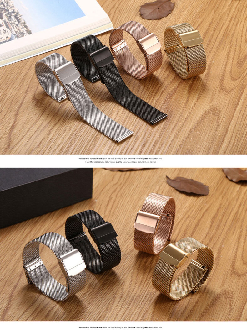 For DW Watch Steel Band Mesh Strap for Daniel Wellington Watch Band ...
