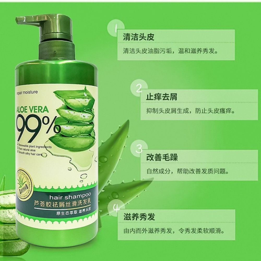 99% Aloe Vera Shower Gel Body Wash 800ML/1200L Mandi sabun body bath ...