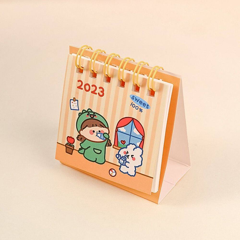 SHI YUN Planner Calendar Table Planner Mini Calendar Self Standing