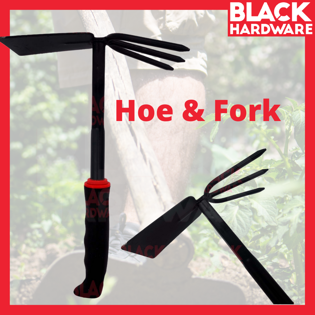 Black Hardware Pengorek Penyodok Tanah Kebun Sayur Bunga Cangkul Rumput ...