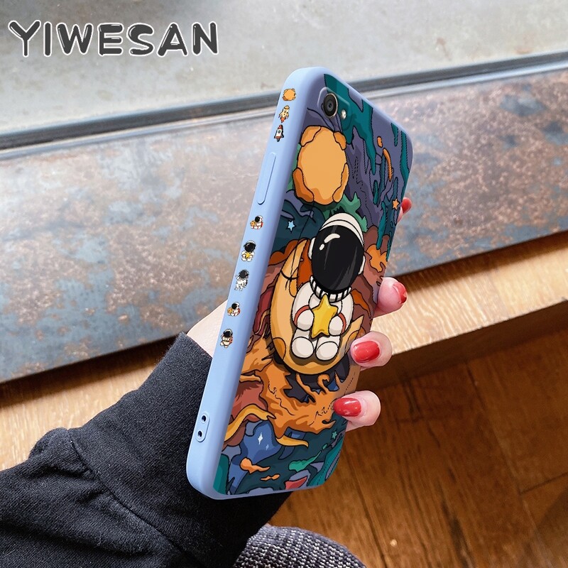 Yiwesan สำหรับ Vivo Y55 Vivo Y55s Vivo Y55L Vivo Y55A กรณีการ์ตูนแฟชั่น ...