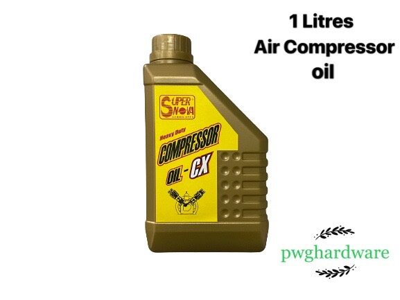 SuperNova [1L] Air Compressor Oil / 1 Litres Minyak Pelincir Motor ...