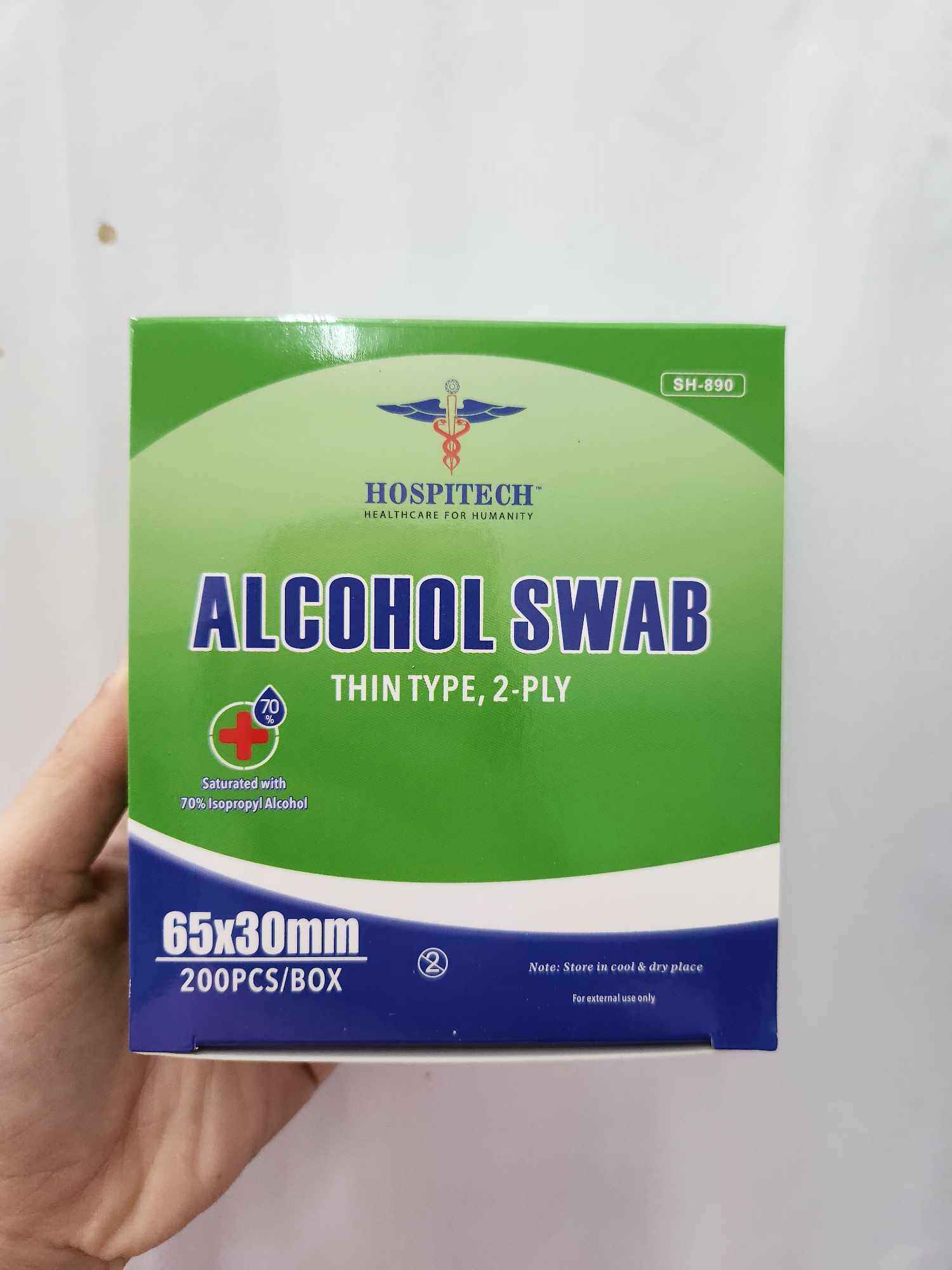 HOSPITECH ALCOHOL SWABS THIN TYPE 200S | Lazada