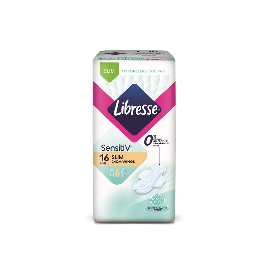 LIBRESSE SensitiV Slim Wing 24cm 16s | Lazada