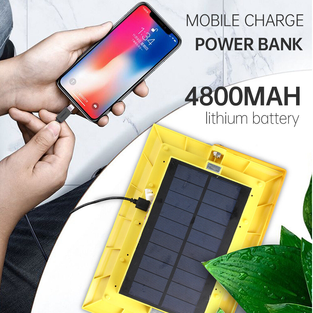 Ynuo Solar Light Flood Light Spotlight Super Bright 80W Portable Light ...