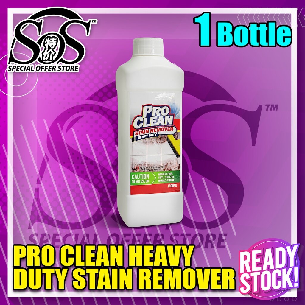 Heavy Duty Stain Remover 1L PROCLEAN Toilet Cleaner Tile Cement Mozek ...