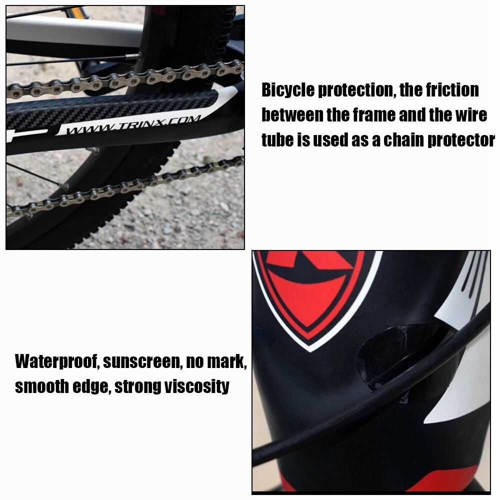【Chasers Outdoor Store】 Bicycle Protective Sticker Scratch Resistant ...