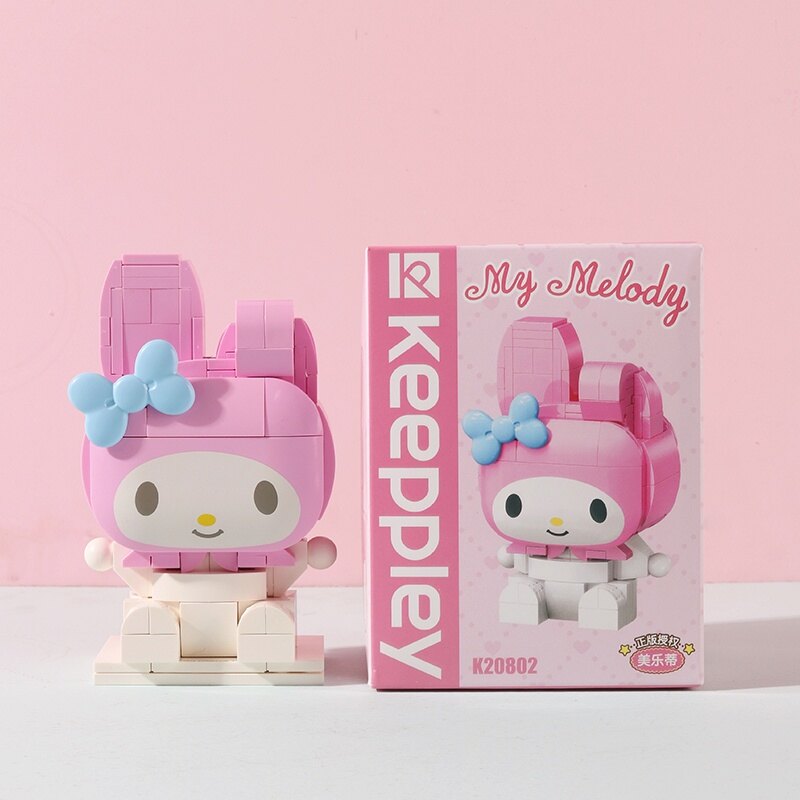 Sanrio Brick Headz Hello Kitty Mini Car Bus Cinnamoroll K BOX Building ...