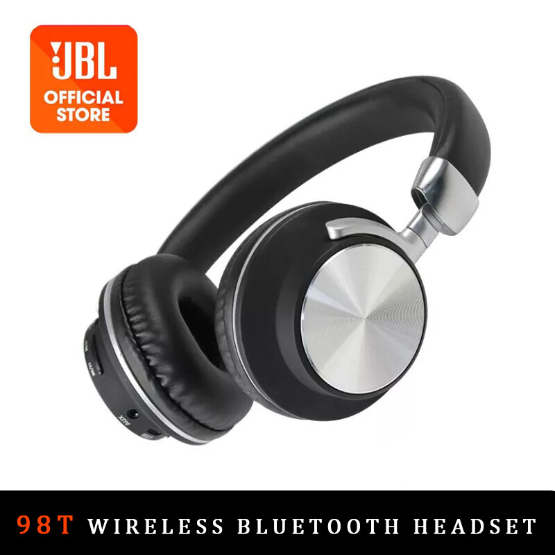 ต้นฉบับJBL 98BT หูฟังบลูทูธไร้สาย Folding Wireless Gaming Headset Over-The-Ear Headphones หูฟัง ...