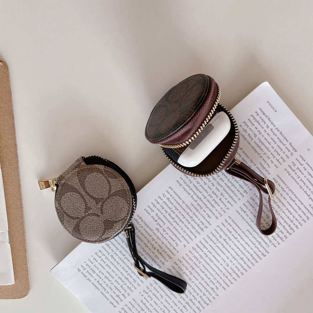 Simple luxury Storage Box earphone shell zipper special leather ...
