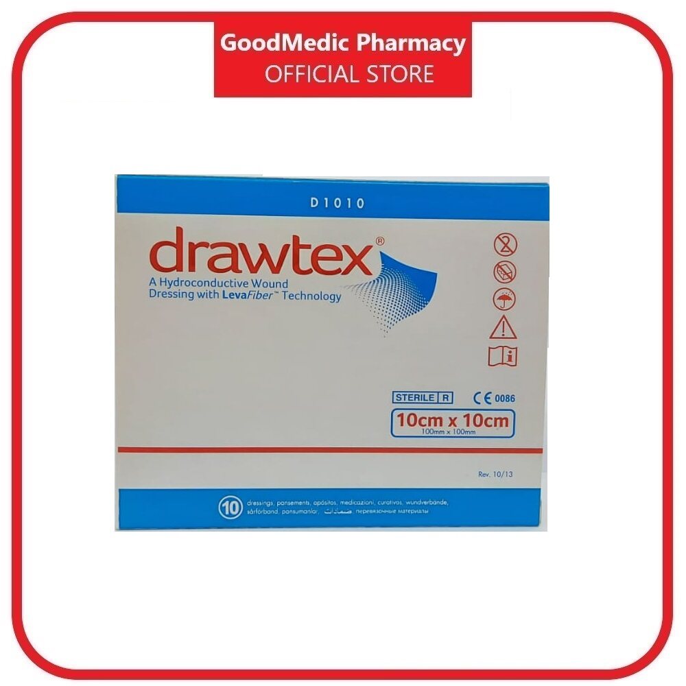 DRAWTEX Hydroconductive Wound Dressing with Levafiber Technology for ...