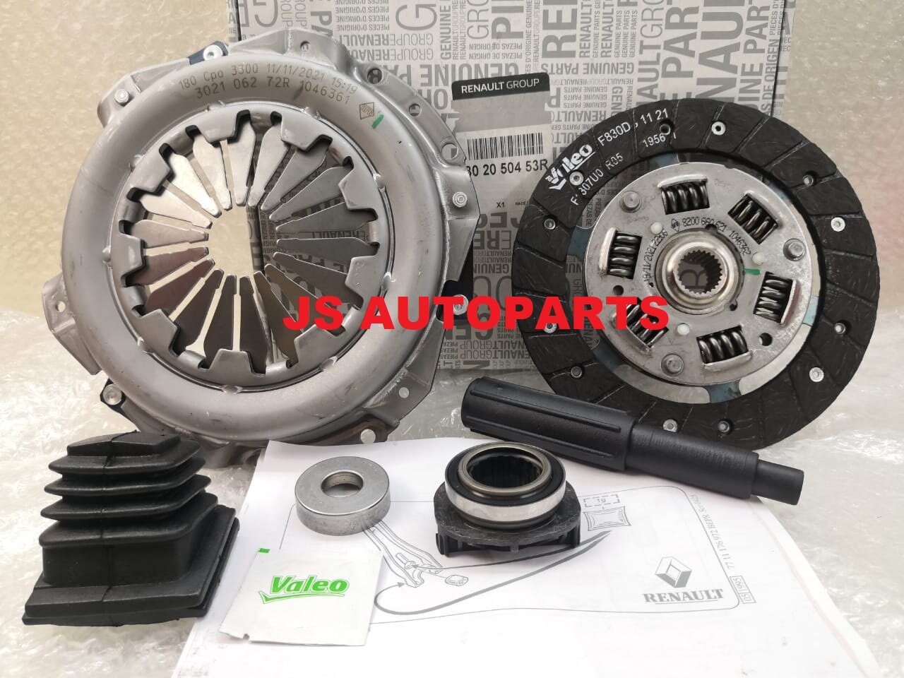 Renault Kangoo 1.4 Manual Petrol Original Renault Clutch Plate Kit ...