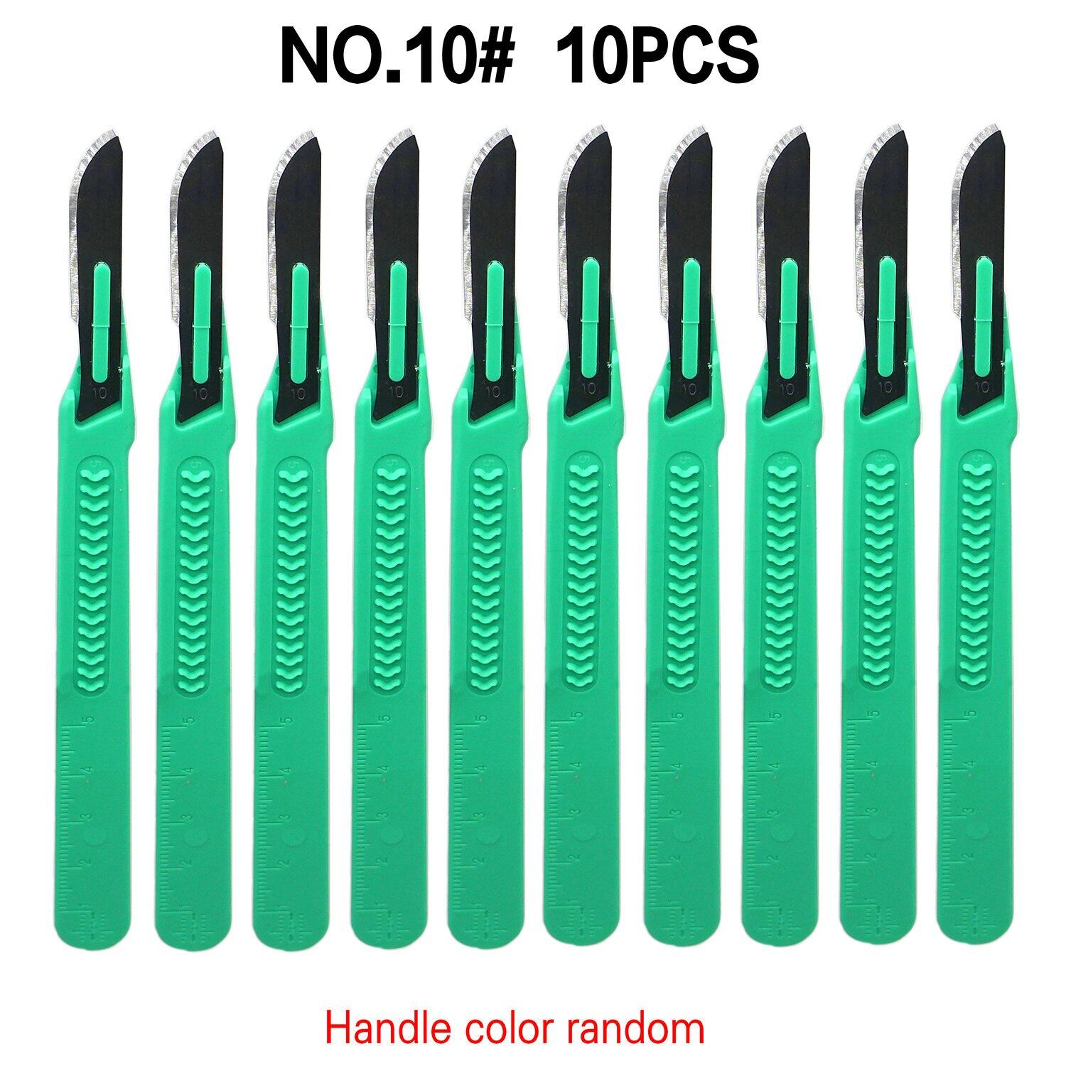 Aseptic Disposable 10# Round Head 10 Scalpels, 11 Point Scalpels For ...