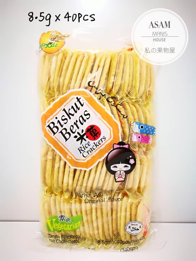 VITA FOODZ RICE CRACKERS / BISKUT BERAS 8.5g x 40pcs | Lazada