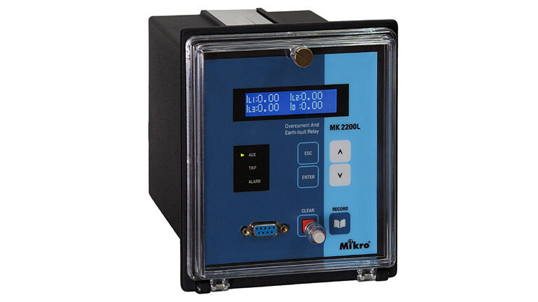 MIKRO MK2200L Combined Overcurrent and Earth Fault Relay, MK2200L-240A ...