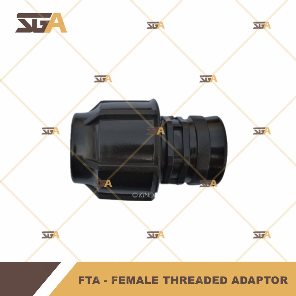 POLY PIPE FITTING 50mm / 63mm MTA Male Threaded Adaptor / FTA Female ...