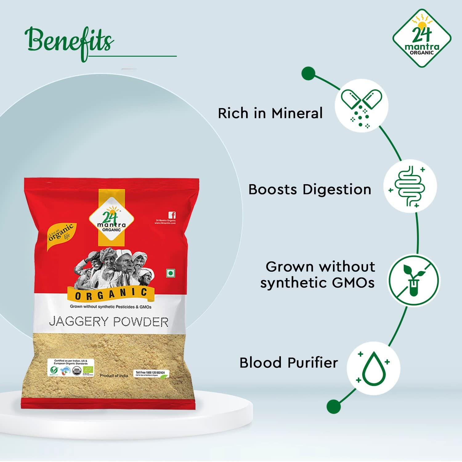 24 Mantra Organic Jaggery Powder/cube 500g.. | Lazada