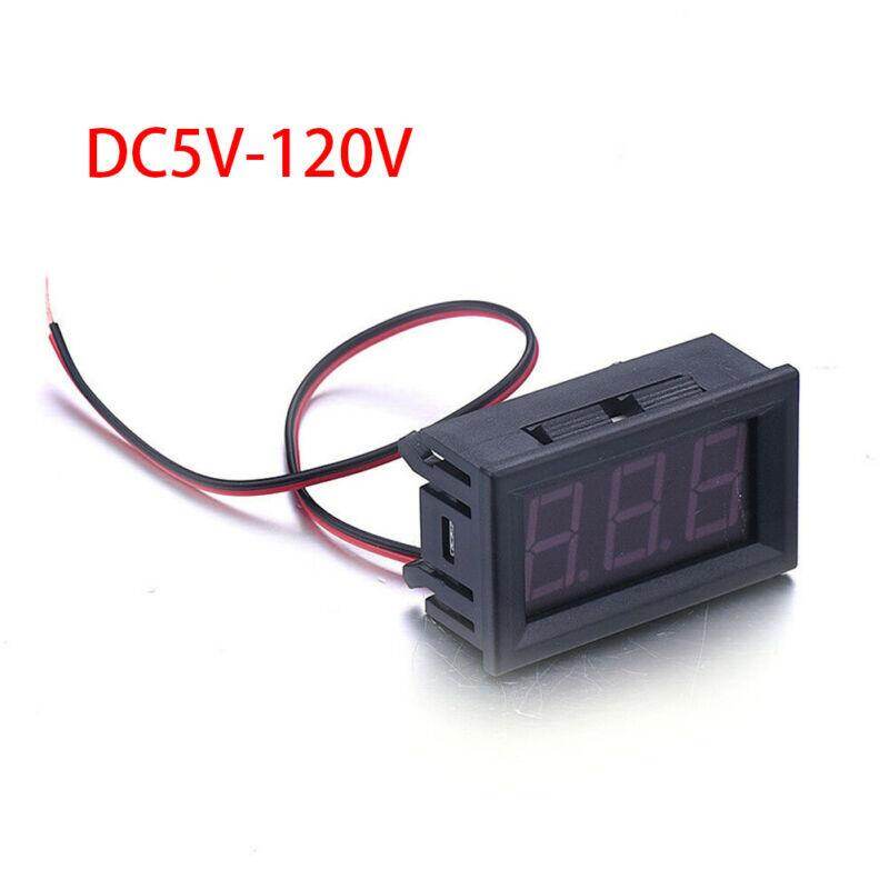 7.87 inches LED Voltmeter Equipment Mini DC 5-120V Digital display ...
