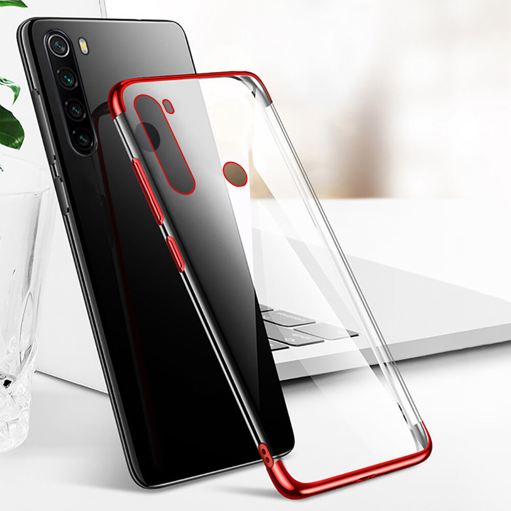 สำหรับ Realme 5 Pro RMX1971ทีพียูอ่อนและยืดหยุ่นเคสเยลลี่คริสตัลใสกลับ ...