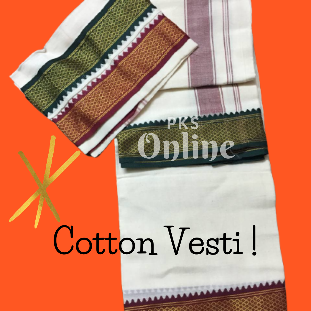 Vesthi / Dhoti for men | Lazada