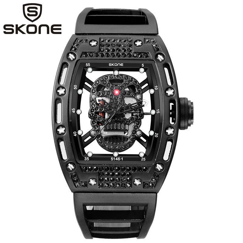 ∮ Richard ∮ โจรสลัด ∮ กะโหลกศีรษะสไตล์ผู้ชายดูทหารwateproofโครงกระดูก ...