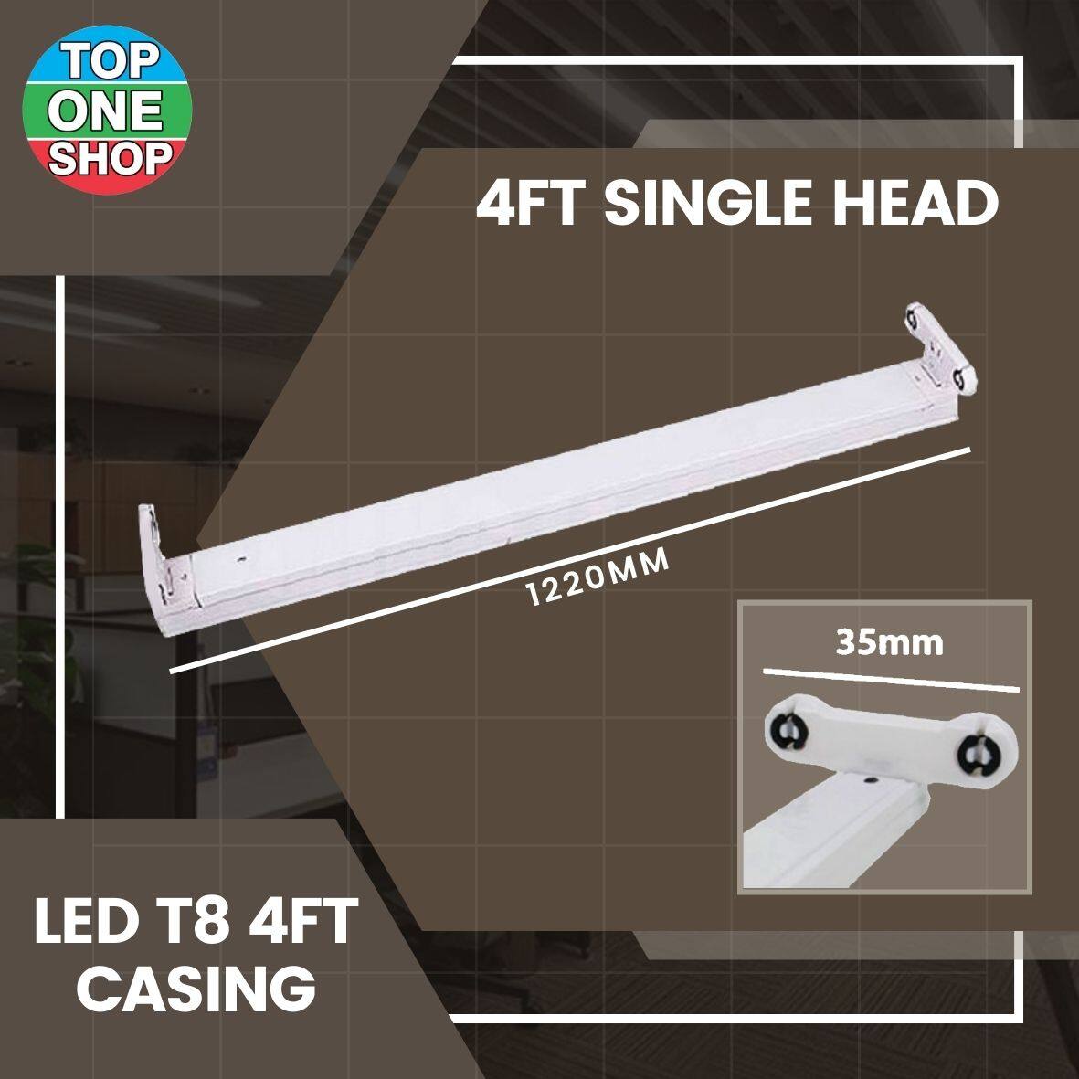 LED T8 CASING FITTING | LED T8 2 ft / 4 ft CASING SINGLE DOUBLE CASING ...